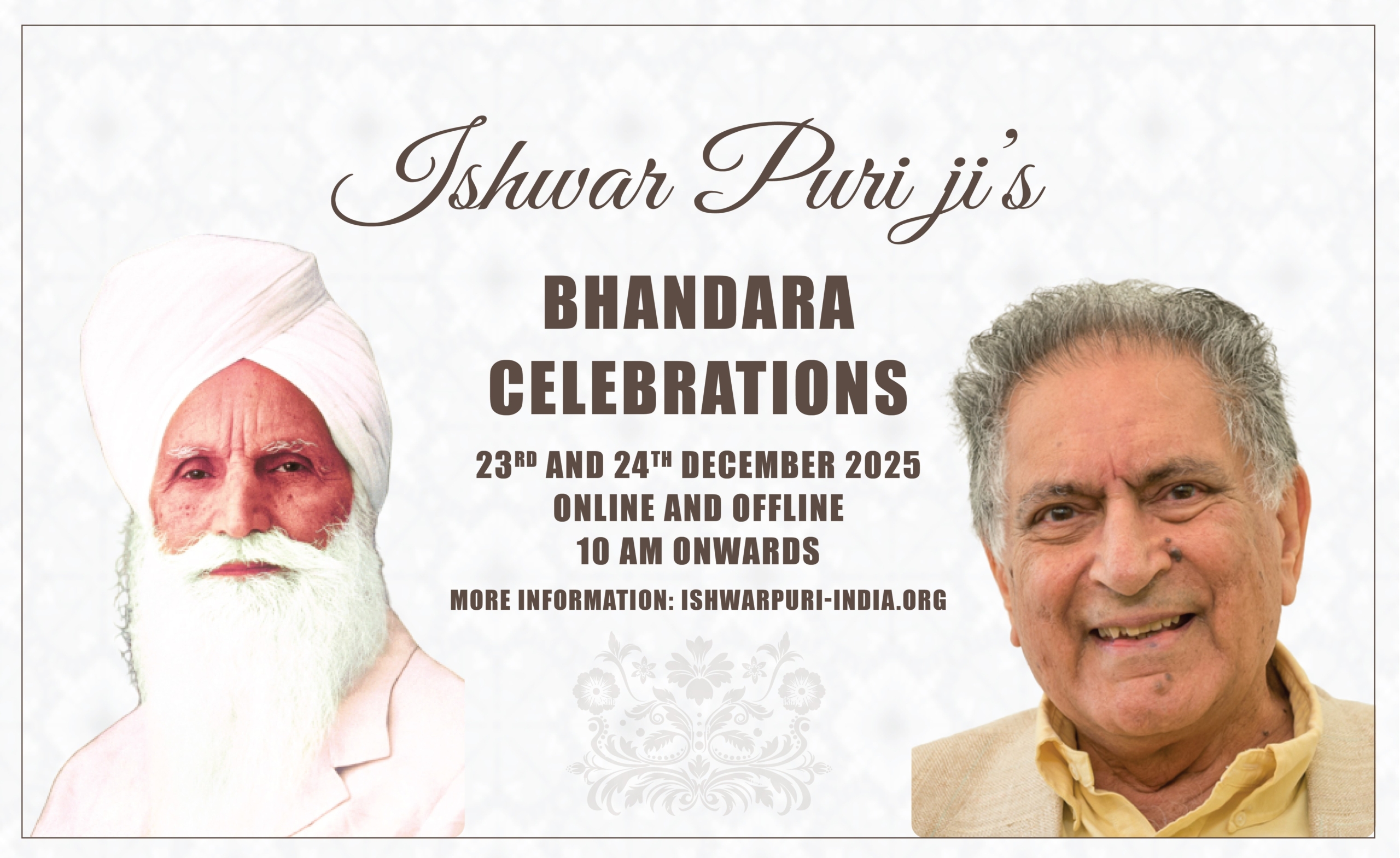 Ishwar Puri ji’s Bhandara Event 2025 - Ishwarpuri-India